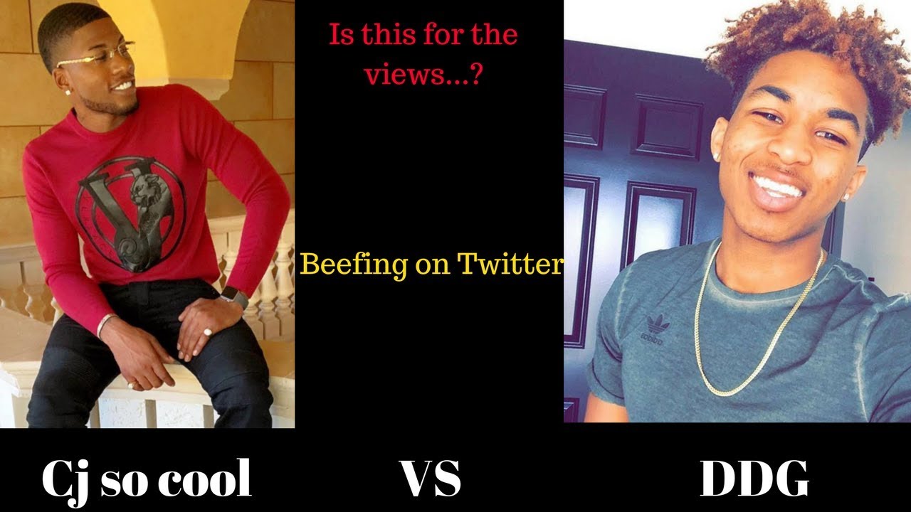 CJ SO COOL & DDG BEEFING ON TWITTER!!! Youtubers... What's going on ...