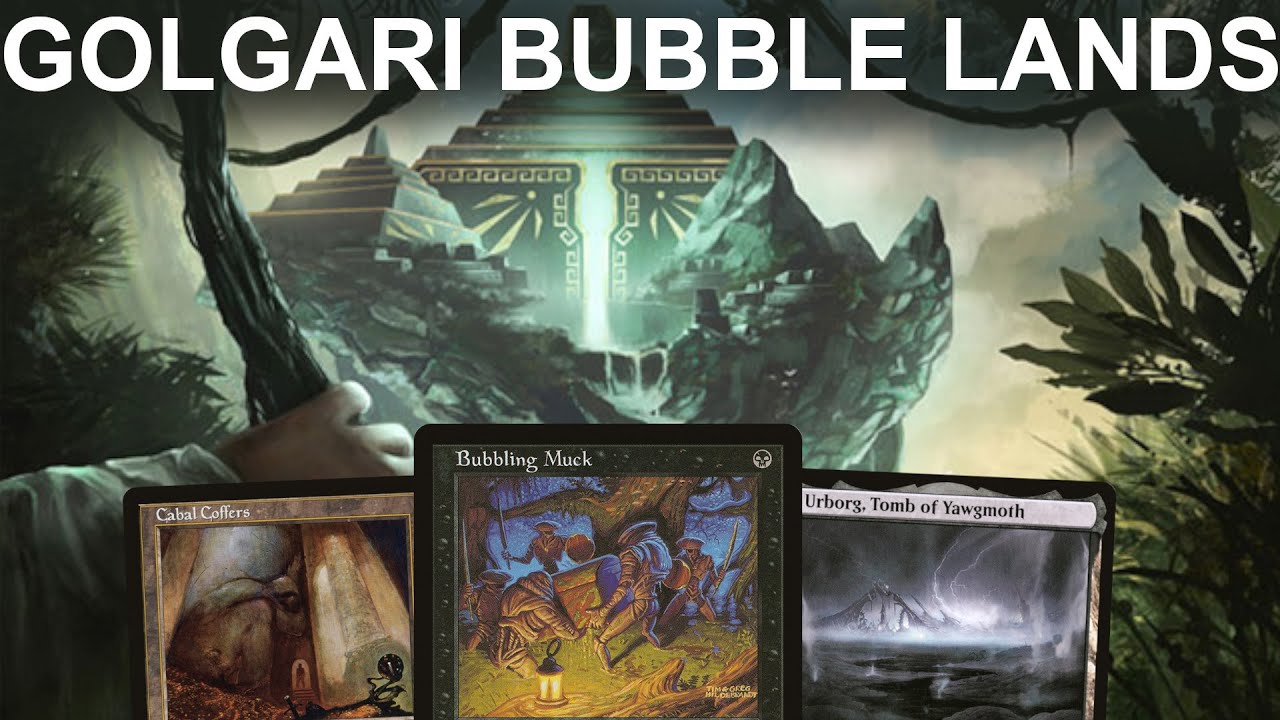 BUBBLING COFFERS! Legacy Golgari Lands Bubbling Muck Candelabra Combo ...