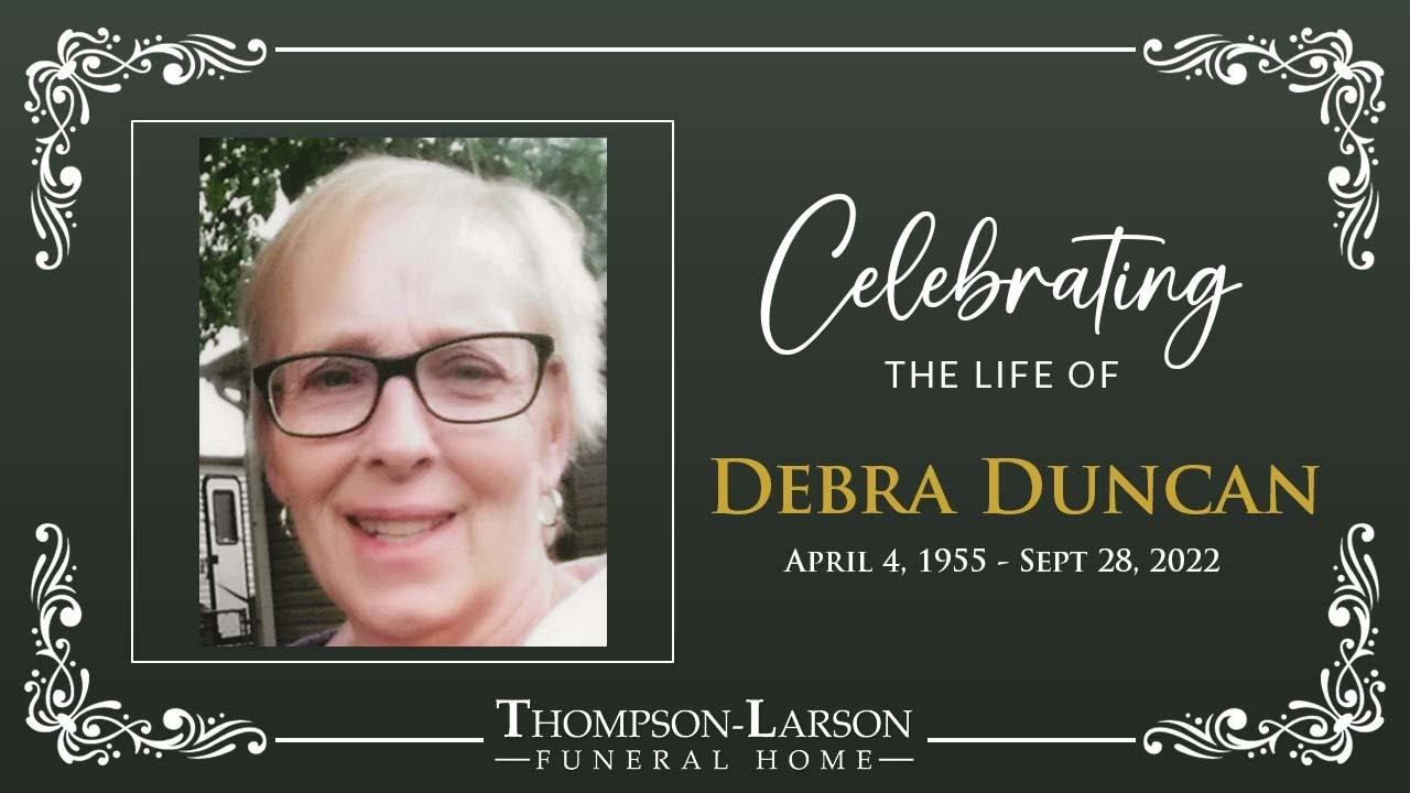 Debra Duncan Memorial Service - YouTube