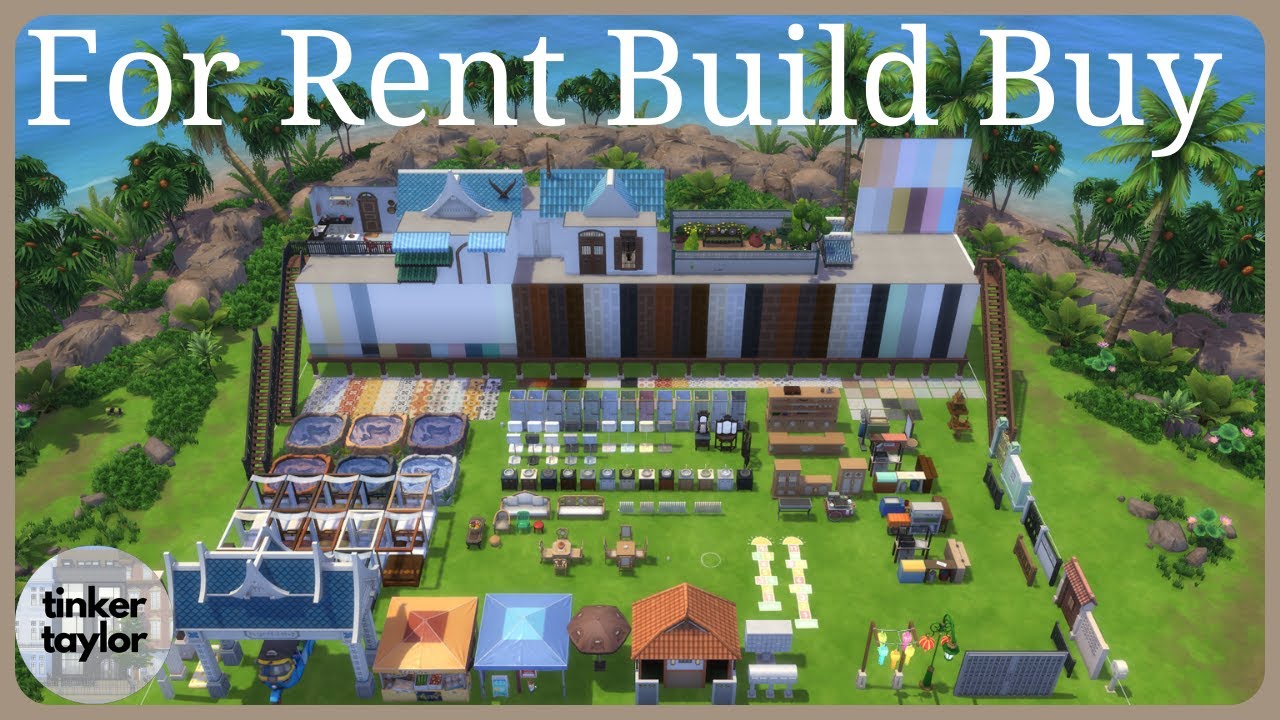 For Rent Build Buy Overview || Sims 4 Build Buy Overview - YouTube