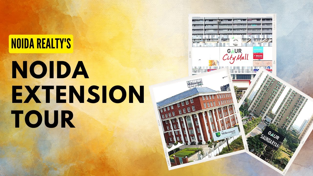 Noida Extension I Greater Noida West | Drone View | Property | Tour ...