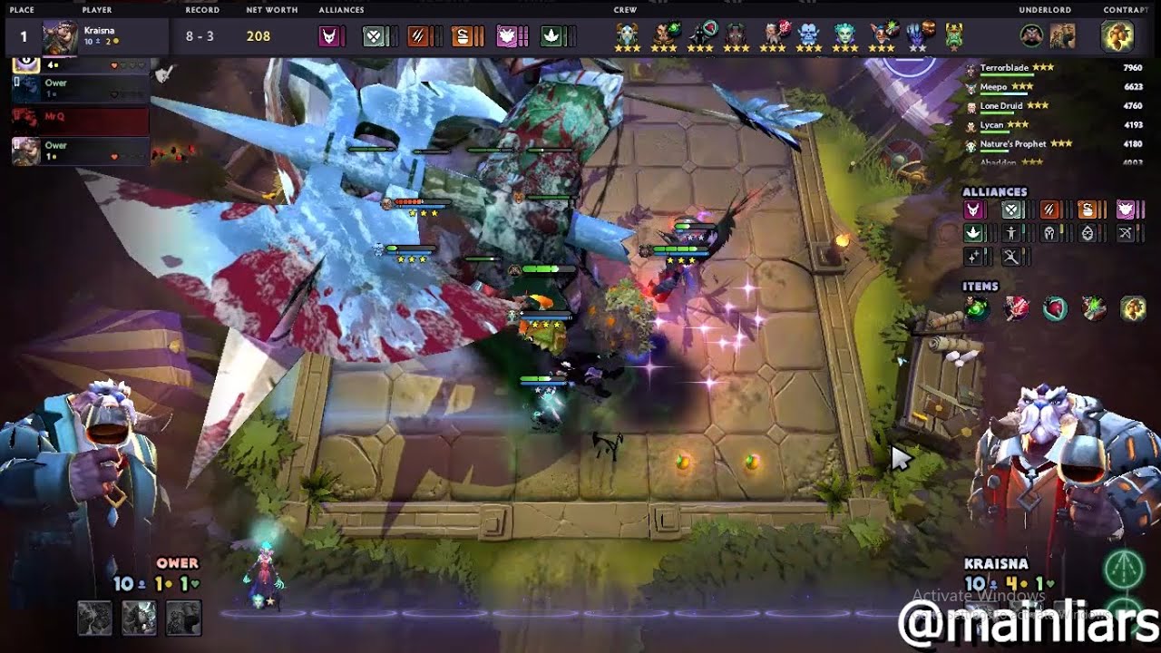 Alliance: 6 Fallen - 4 Summoner / Dota Underlords : Knockout Ranked ...