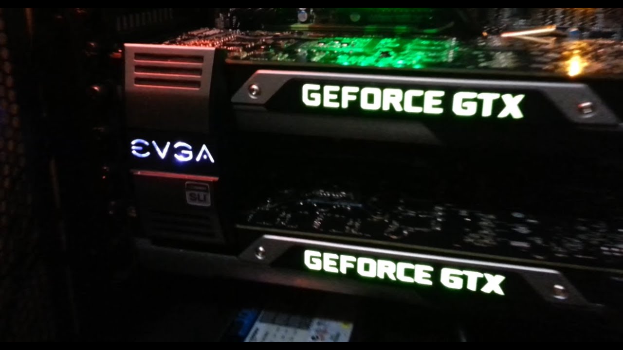 Puente SLI 3/2 Way EVGA (Luces Led con Nvidia GeForce Experiencie: "Led ...
