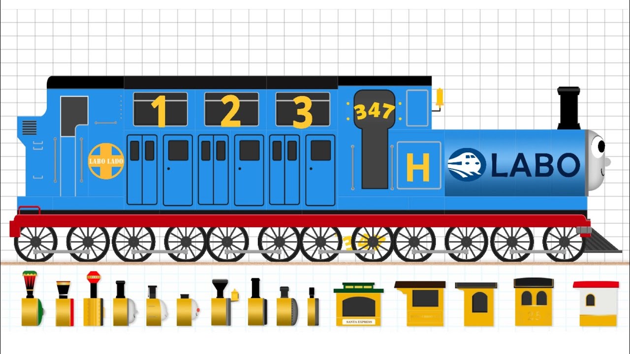 Labo Brick Train THOMAS The Tank Engine level 382 gameplay ios Android ...