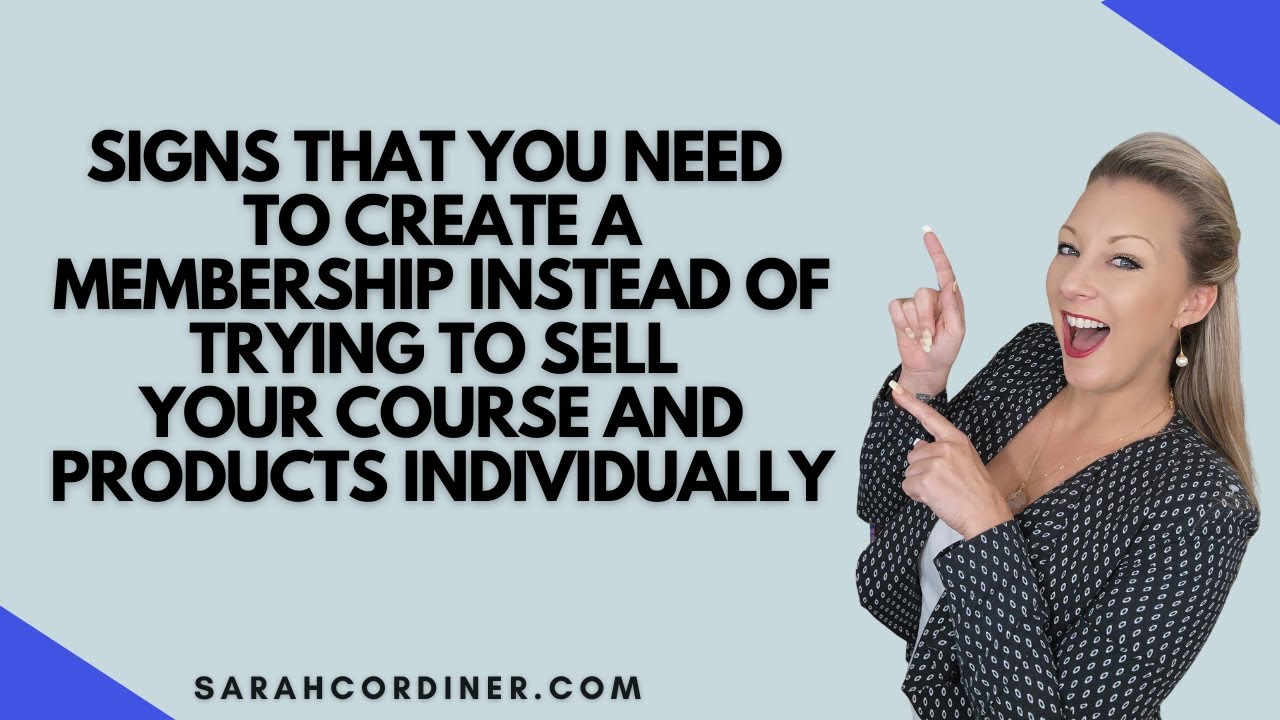Signs That You Need To Create a Membership - YouTube