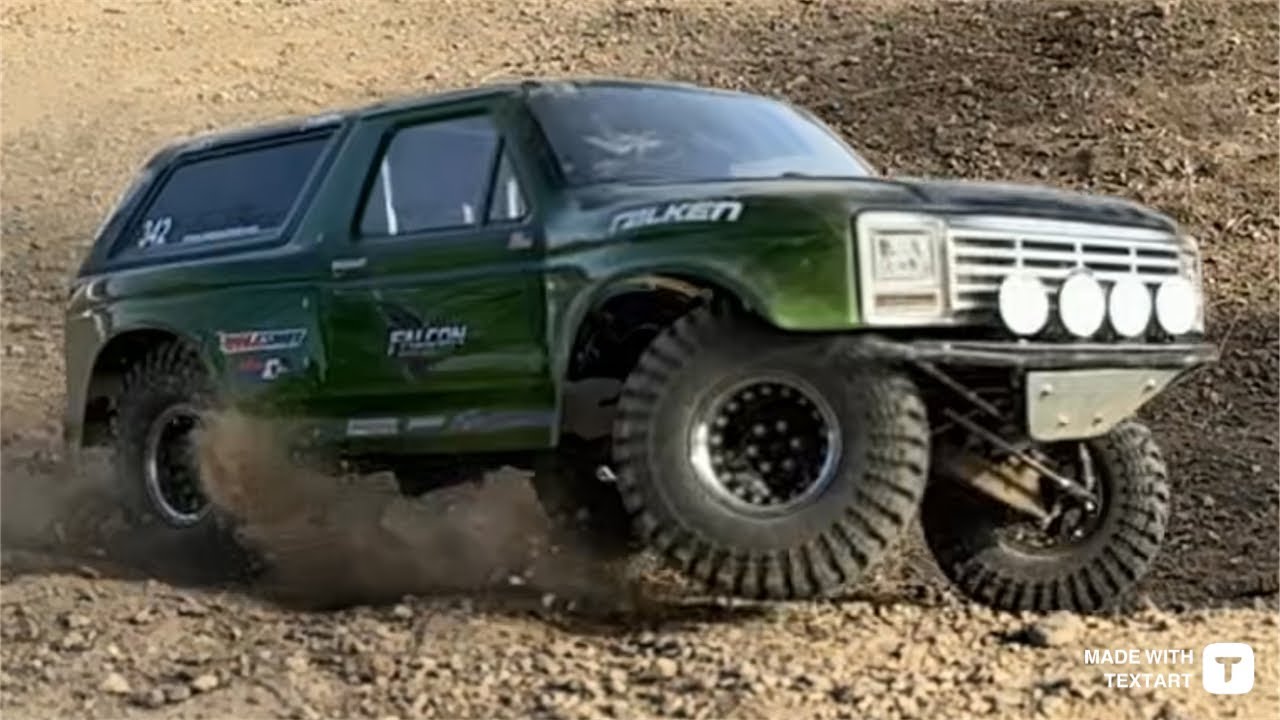 Twin I-Beams Prerunner Bronco build Track testing - YouTube