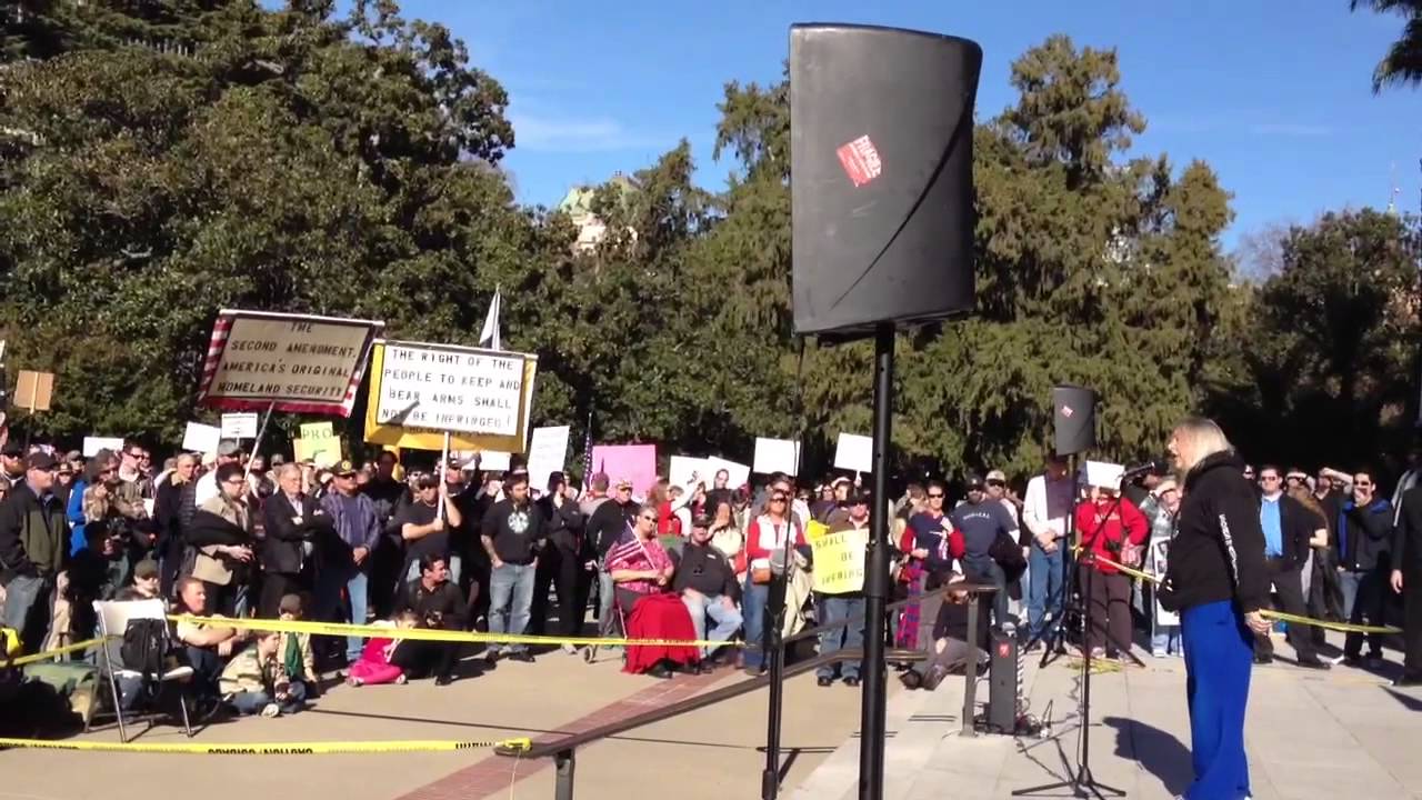 Pro-Gun Rally in Sacramento California - YouTube