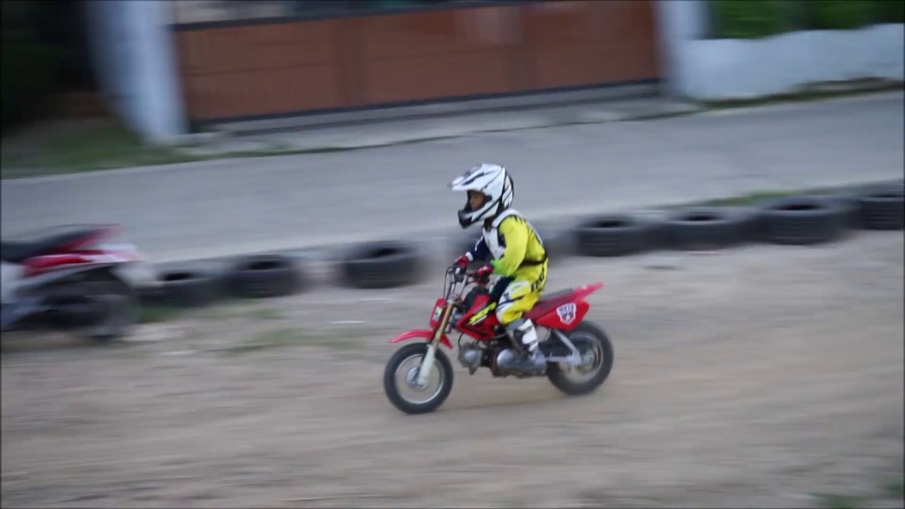Honda Cr 50 cc รถวิบากคันแรกของชินโจ - YouTube