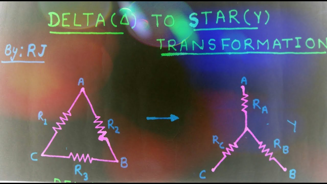 [ English- Hindi ] -Delta - Star Transformation / Connection ( Proof ...