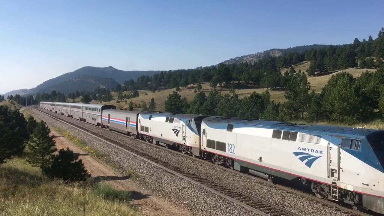 Amtrak #5 Plainview, Colorado Moffat Sub. - YouTube