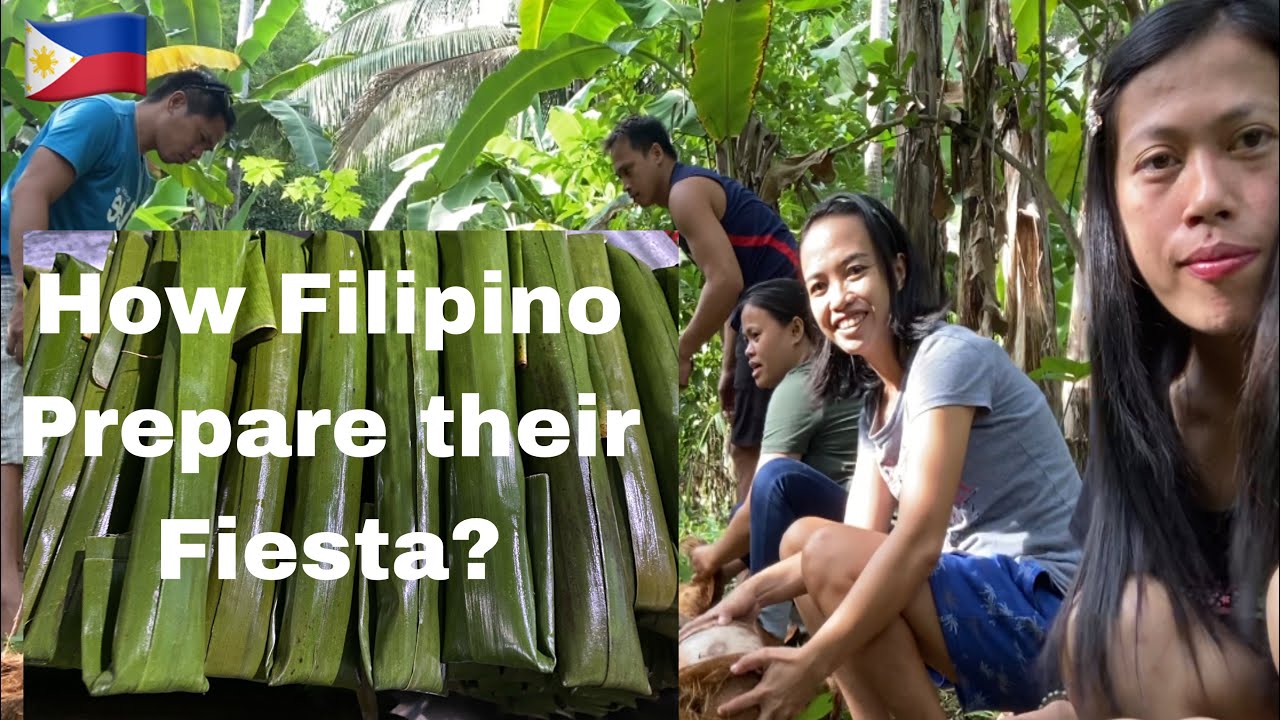 How Filipino prepare their Fiesta? #provincelife # ...