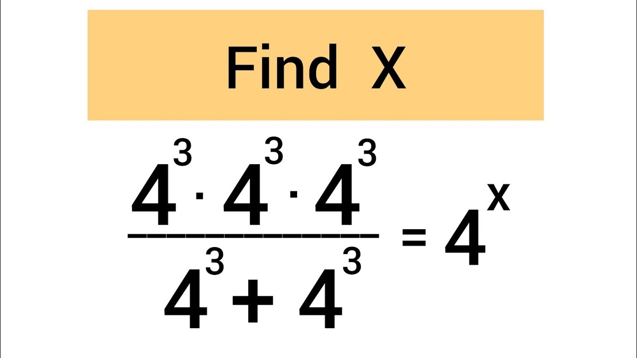 Nice Exponent Simplification | Exponent | Simplification | Olympiad | Algebra - YouTube