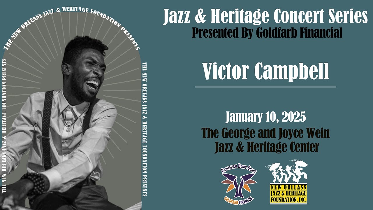 Jazz & Heritage Concert Series: Victor Campbell - YouTube