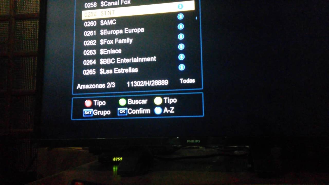 Freesat V7 newcamd amazonas - YouTube