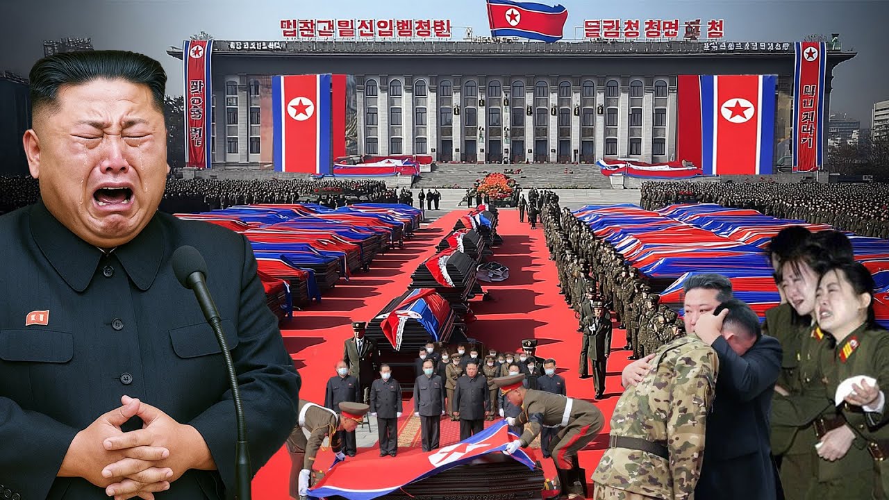 KIM JONG UN MENANGIS, SAMBUT Tentara Korea Utara Yang Gugur Massal di ...
