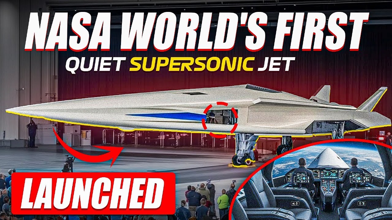 NASA Just Launched the World’s FIRST ‘Quiet’ Supersonic Jet — History ...