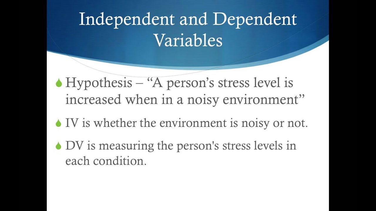 Psychology AS - Variables - YouTube