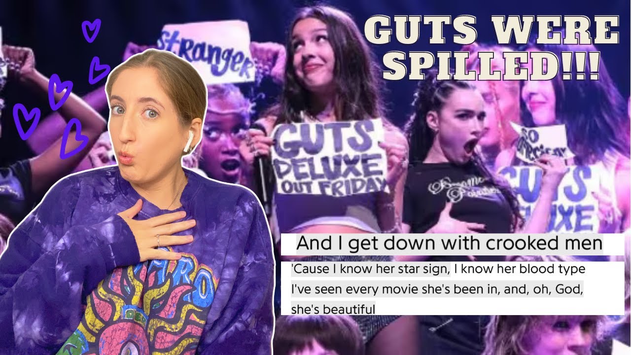 GUTS SPILLED Olivia Rodrigo Reaction 😱 | I NEED A PROBIOTIC MY GUTS ...
