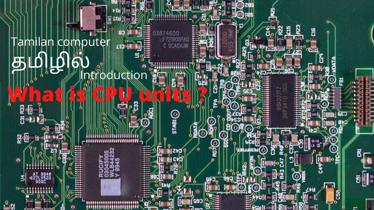 CPU Units (central processing unit ) memory units , Controls units ...