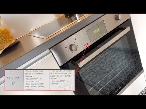 How to UNLOCK Candy Oven Key & Child LOCK