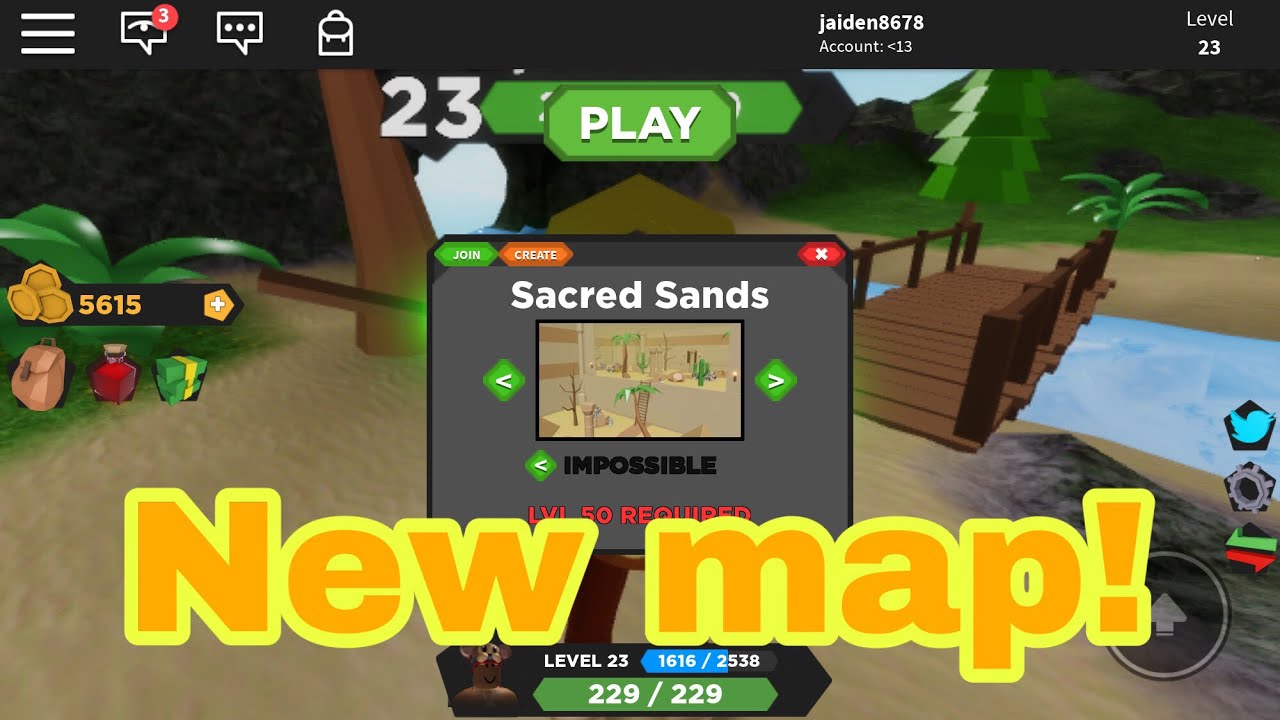 New map treasure quest (ROBLOX) gameplay - YouTube