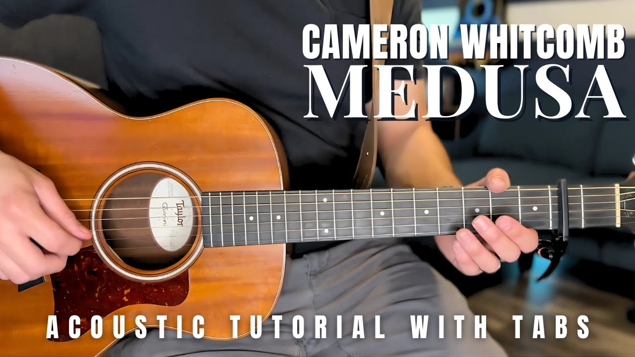 Medusa Cameron Whitcomb Guitar Lesson with Tabs - YouTube