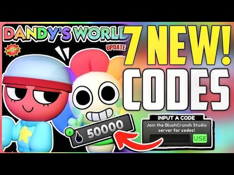 🎁DECEMBER UPDATE🎁DANDY'S WORLD ROBLOX CODES 2024 - DANDYS WORLD CODES 2024 - YouTube