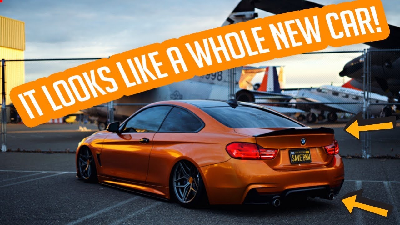 435i GETS FULL CARBON REAR CONVERSION! - YouTube