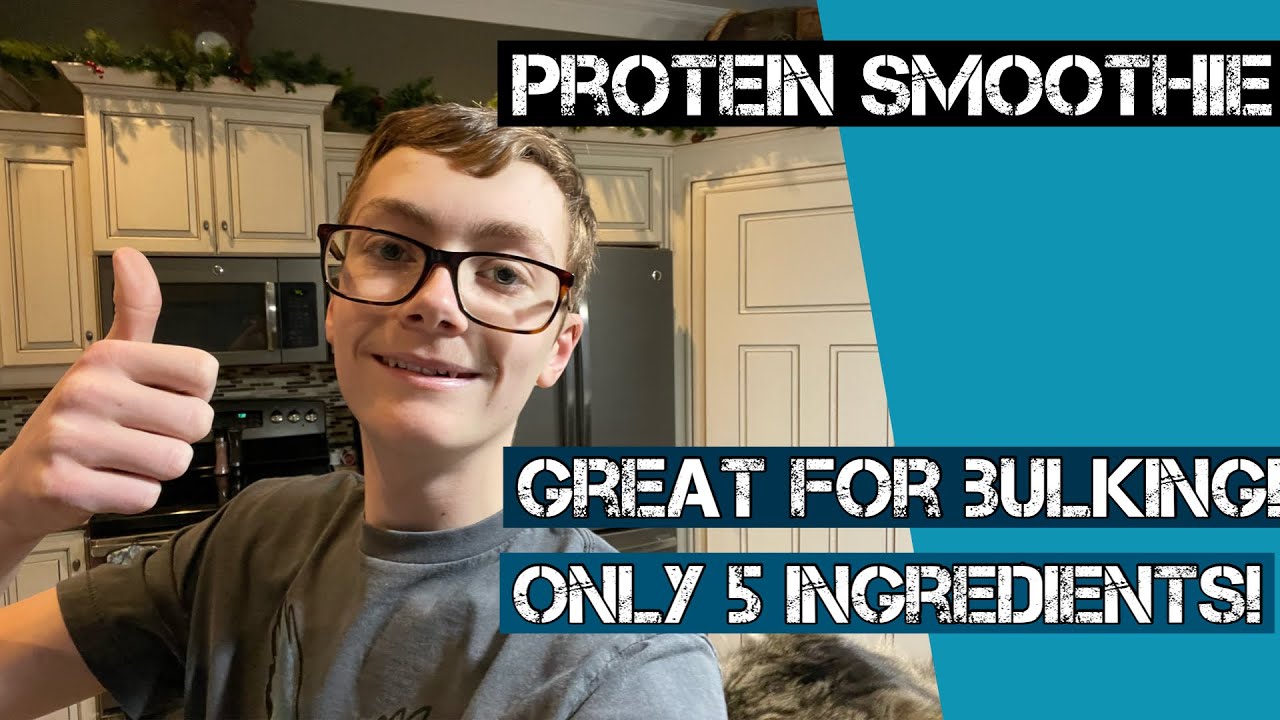 Protein Fruit Smoothie Recipe! Great for bulking! - YouTube