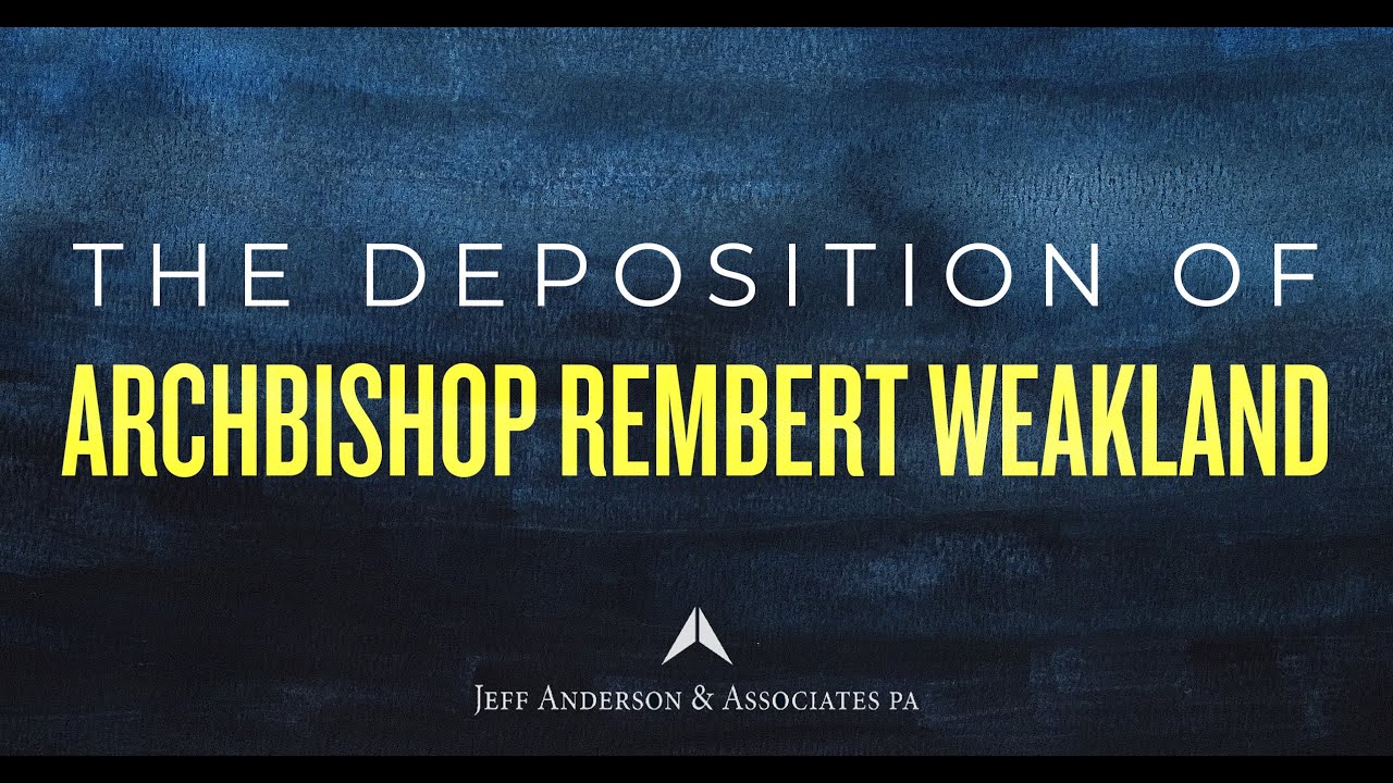 Deposition of Archbisop Rembert Weakland | Part Two - YouTube