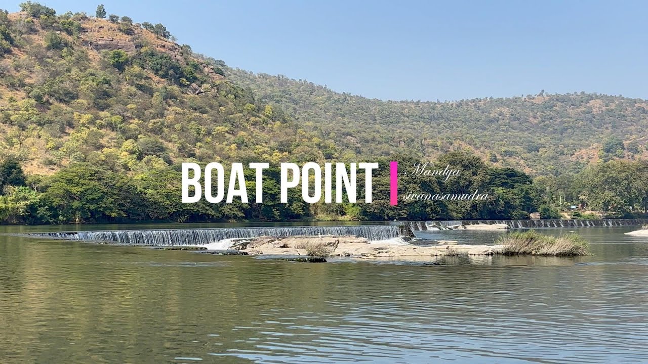Shivanasamudra Check Dam Boating Point | Barachukki Coracle Ride - YouTube
