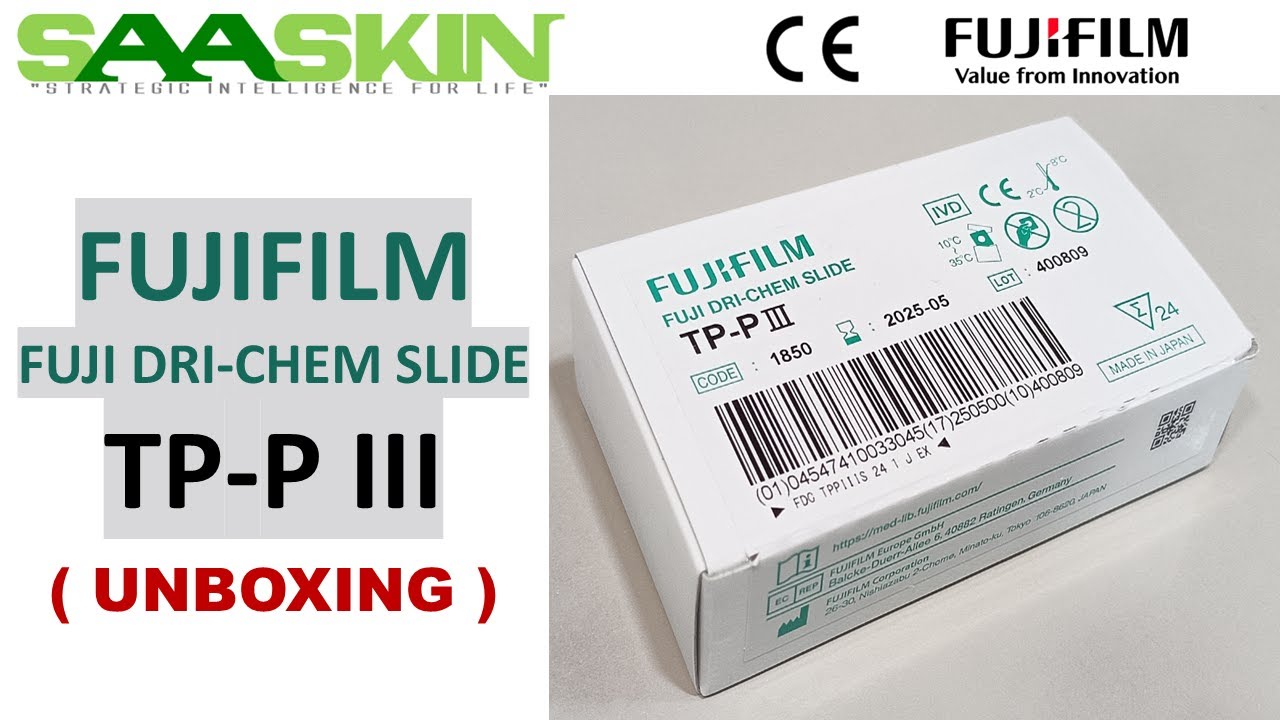Fujifilm FUJI DRI-CHEM SLIDE TP-P III | Reagent Kit | UNBOXING ...