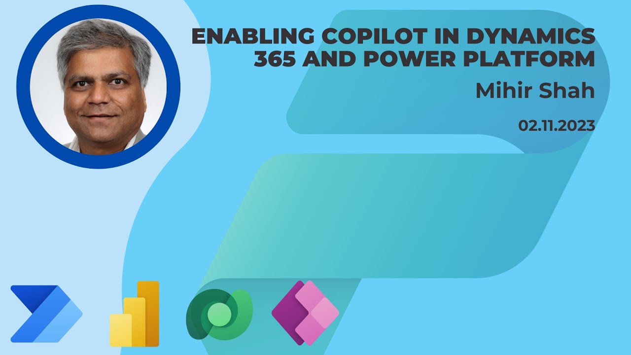 Enabling Copilot in Dynamics 365 and Power Platform - YouTube