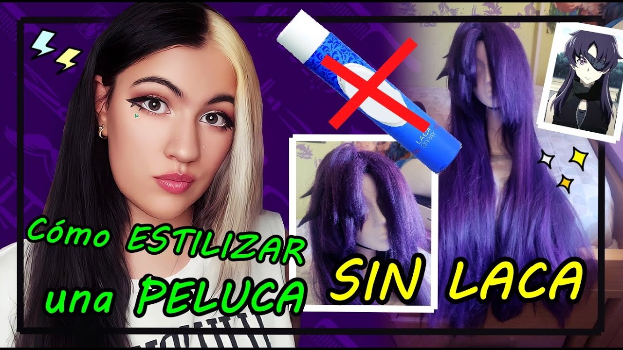 Cómo ESTILIZAR UNA PELUCA para cosplay SIN LACA | Tutorial - YouTube