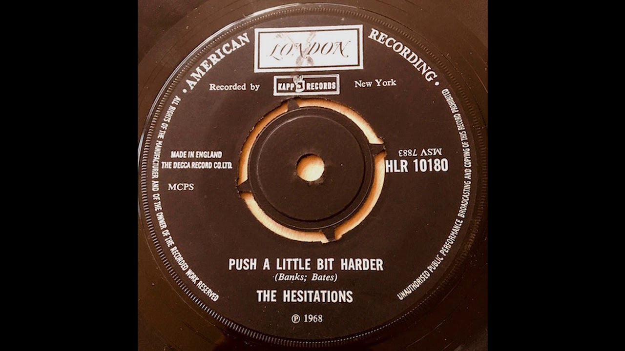 Hesitations - Push A Little Harder (HQ) - YouTube