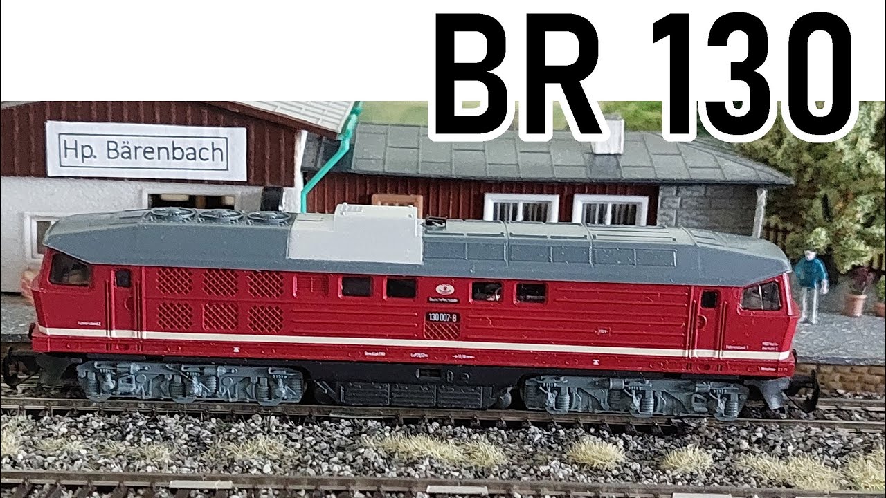 Diesellok DR BR 130 - Spur TT - Modell und Wirklichkeit - YouTube