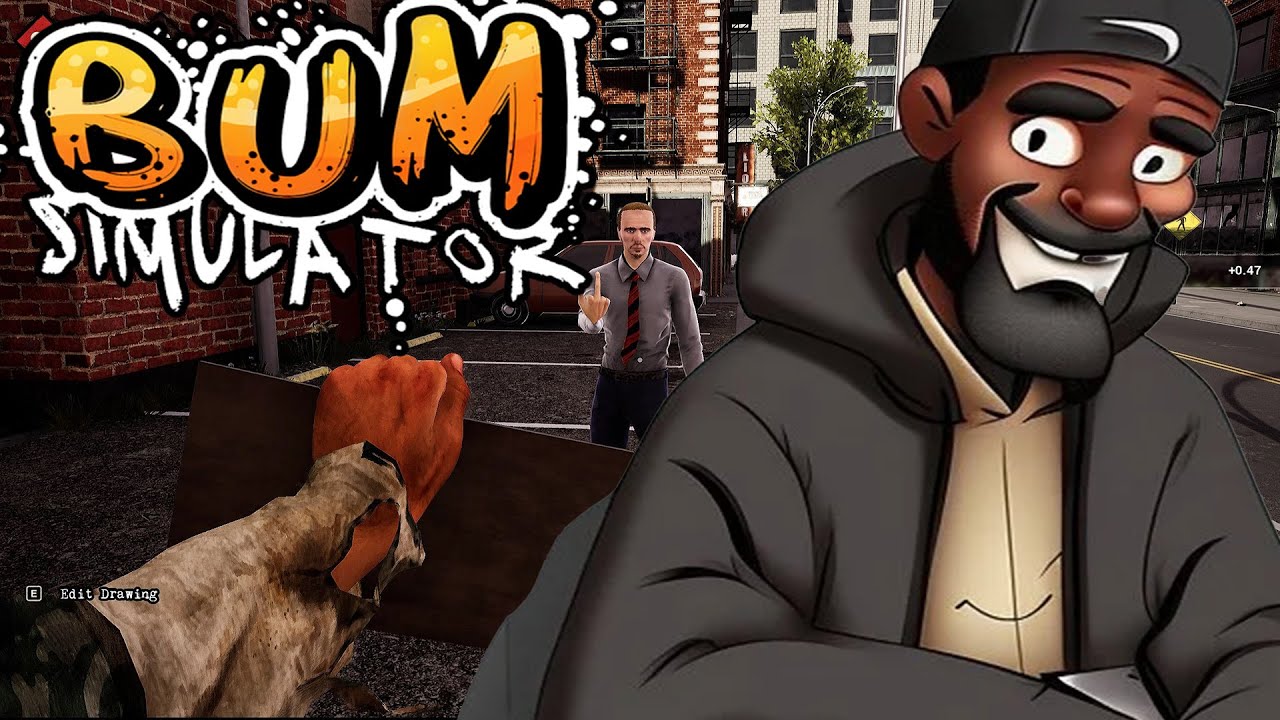 Surviving as a homeless person 🤦🏾 [Bum Simulator] - YouTube