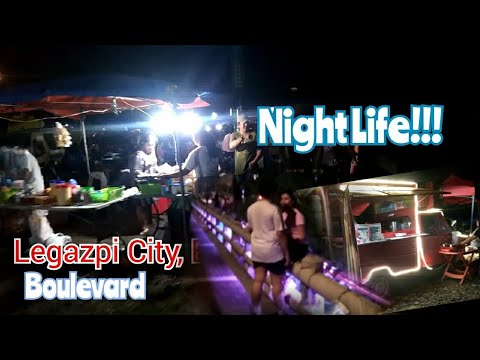 Legazpi City, Boulevard /NightLife/Walking Around/ Part 2 - YouTube