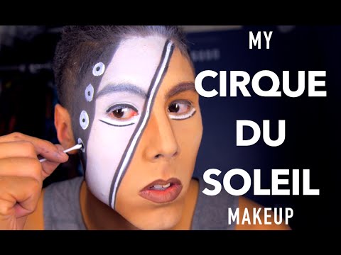 My Cirque du Soleil Makeup - YouTube