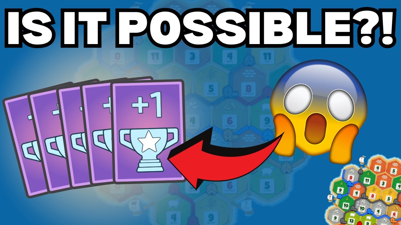 Catan - The Impossible 5 Vp Game.... - YouTube
