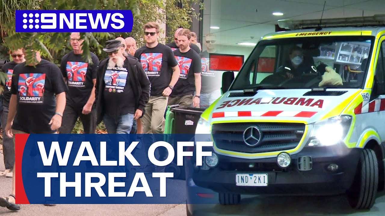 Victorian paramedics threatening walk off over pay dispute with Allan ...