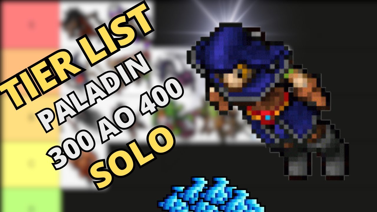 TIBIA -TIER LIST PALADIN HUNT SOLO 300 AO 400 - YouTube