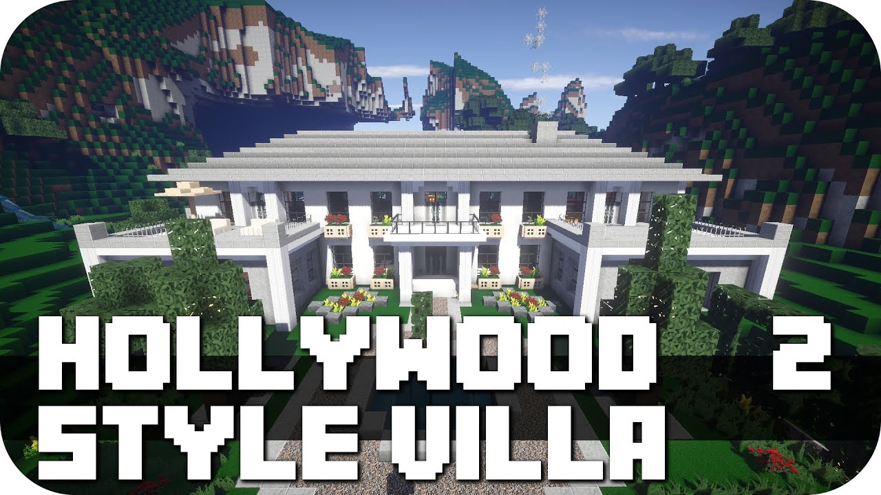 Minecraft | Hollywood Style Villa #02 | HD - YouTube