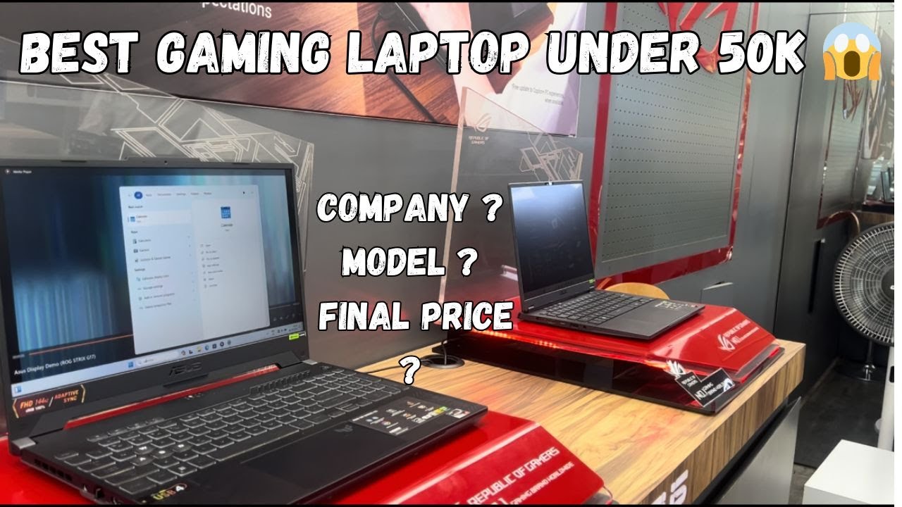BEST GAMING LAPTOP UNDER 50K 😱 - YouTube