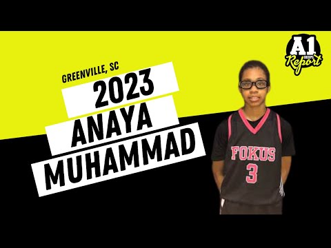 ANAYA MUHAMMAD- 2023- 5'5 G