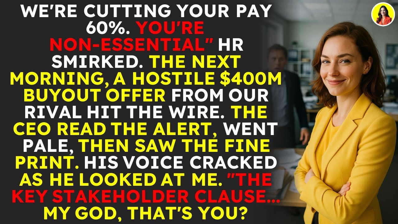 HR Cut My Pay 60% – I Triggered a $400M Hostile Takeover 💼 | #CorporateRevenge - YouTube