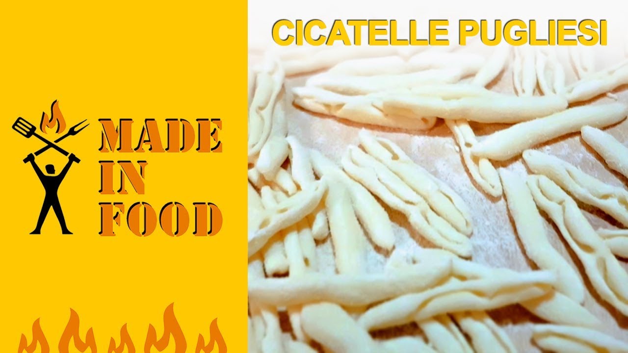 Ricetta: Cicatelle Pugliesi facili da preparare - YouTube