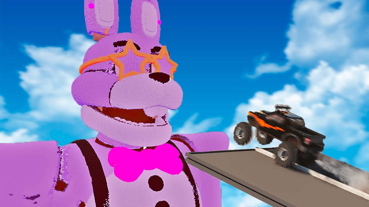 Cars vs Glamrock Bonny from Fnaf Security Breach| Teardown - YouTube