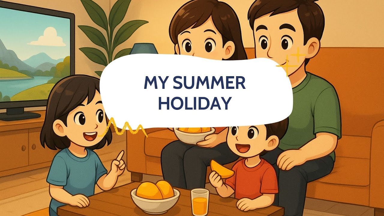 ☀️ A Happy Sunny Day Easy English Story for Kids - YouTube