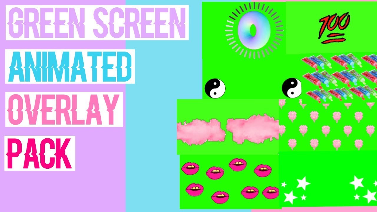 GREEN SCREEN OVERLAY PACK - YouTube